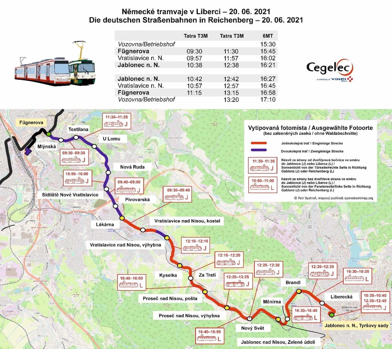 Soutěž o jízdenky na svezení historickými tramvajemi do Jablonce