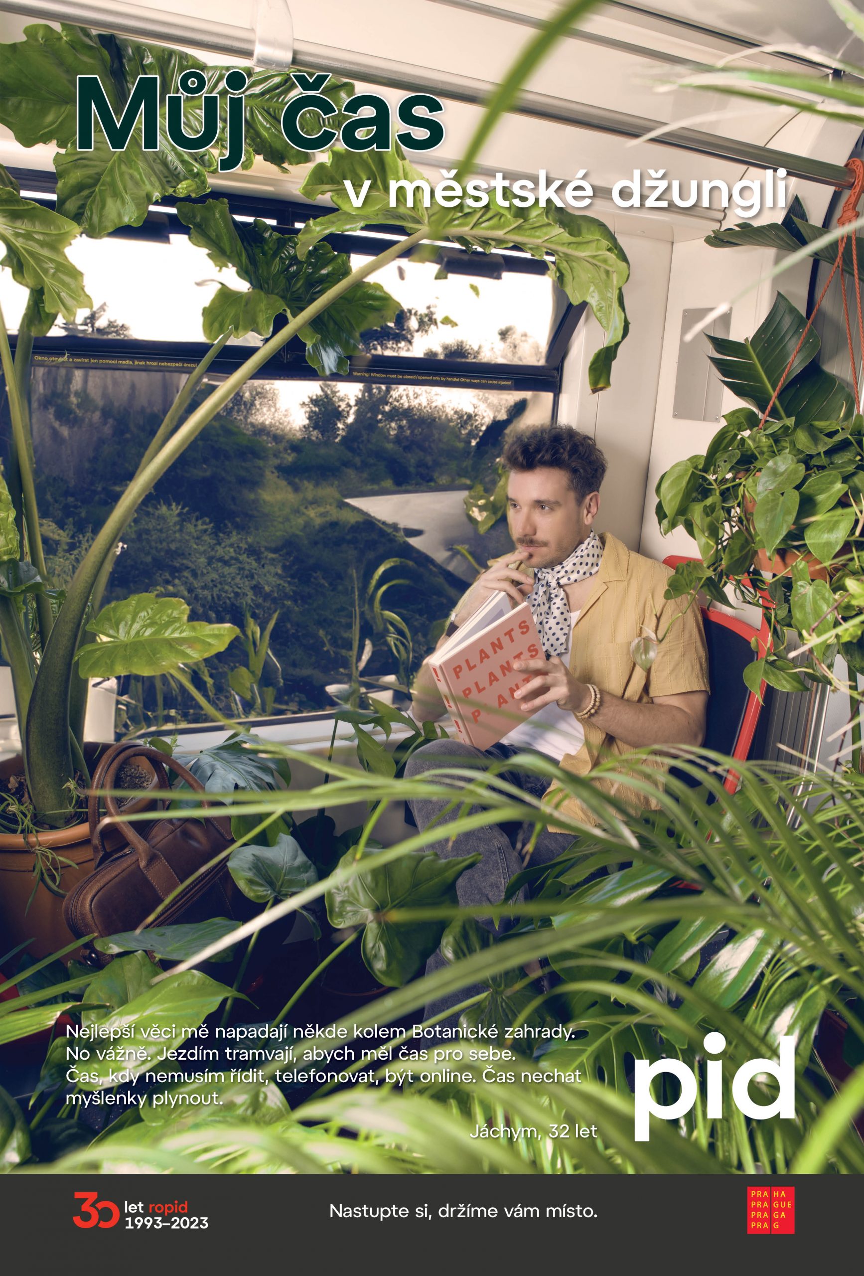 ROPID slaví 30 let, do města pouští zasněnou kampaň Můj čas